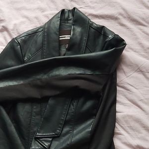 Dynamite | Jackets & Coats | Open Front Faux Leather Jacket | Poshmark